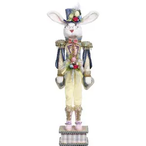 MARK ROBERTS Rabbit Nutcracker Yellow - Soft Yellow