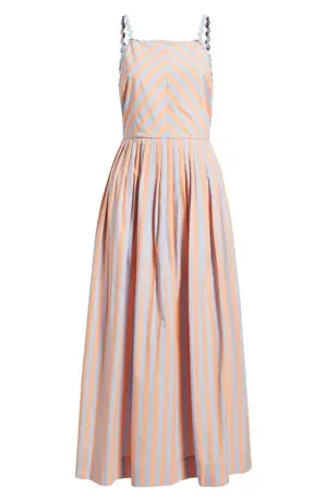 Saylor Imelda Stripe Cotton Fit & Flare Sundress