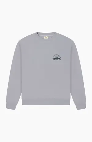 CALIFORNIA INCLINE Crewneck Sweatshirt - Light Gray