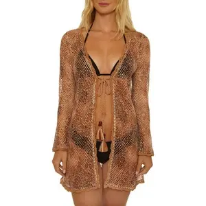ISABELLA ROSE Into The Wild Cover-up - Brown Multi