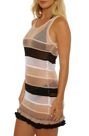 ISABELLA ROSE Mariposa Open Knit Cover-up Dress