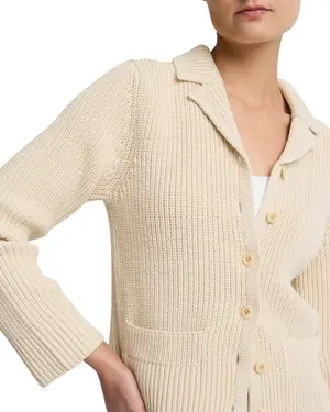 Vince Flap Pocket Collared Cardigan