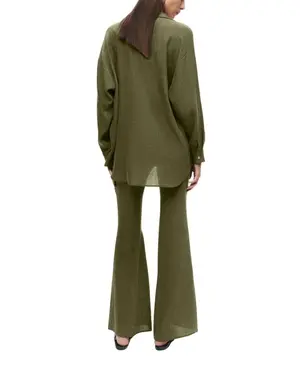 NOCTURNE Relaxed Button-down Shirt