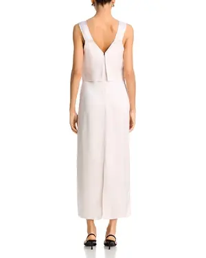 TOTEME V-neck Slip Dress - Bloom