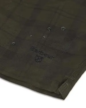 Barbour Water Reactive Tartan Swim Shorts - Olive