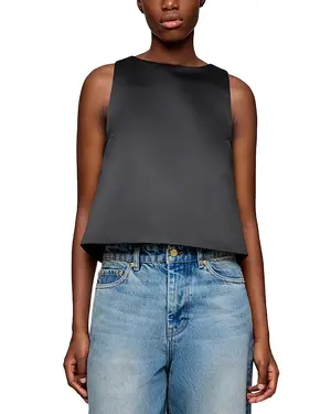 GANNI Satin Top