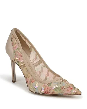 Sam Edelman Hazel Riviera Pumps - Ecru Multi