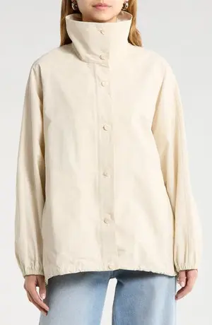 Astr The Label Yareli Oversize Funnel Neck Jacket