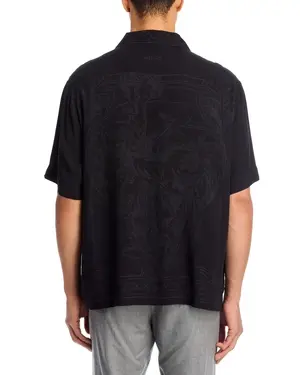 Hugo Espino Button Down Shirt - Black