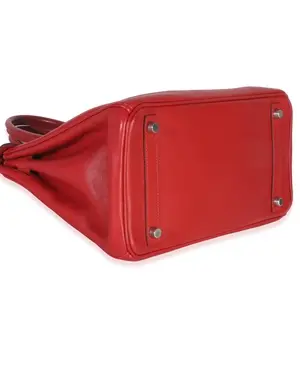 Hermès Birkin 30 Leather Handbag - Red