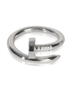 CARTIER Juste Un Clou 18k Gold Ring - White