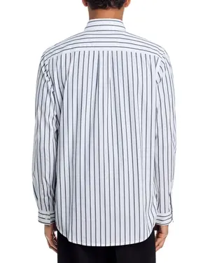 Hugo Erillo Stripe Cotton Button Down Shirt