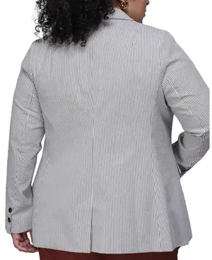 WILDFANG Empower Seersucker Tux Blazer