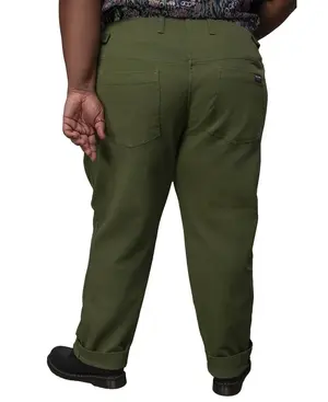 WILDFANG Essential Denim Utility Pant - Moss Green