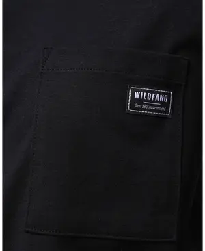 WILDFANG Everyday Pocket T-shirt - Black