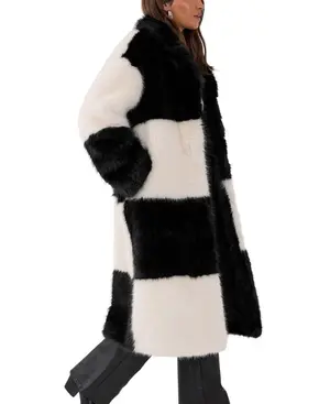 Nasty Gal Faux Fur Coat