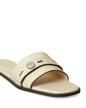 Tory Burch Romy Slides - Light Cream
