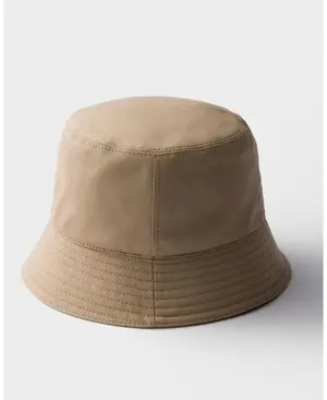 Prada Drill Bucket Hat - Neutral