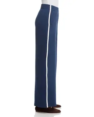 PERFECTWHITETEE Travel Wide Leg Pants - Navy