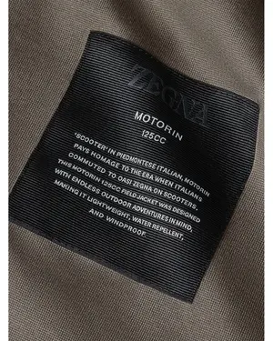 Zegna Motorin 125cc Field Jacket - Medium Gray Solid