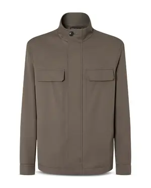 Zegna Motorin 125cc Field Jacket - Medium Gray Solid