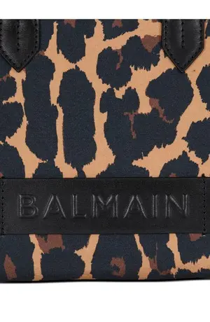 Balmain Small B-army Leopard Print Crossbody Bag