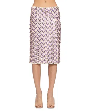 DES_PHEMMES Classic Longuette Skirt