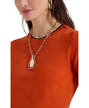 La DoubleJ Busy-bee T-shirt - Solid Orange