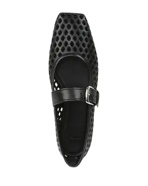 Vince Daniela Flat Mary Jane Flats - Black