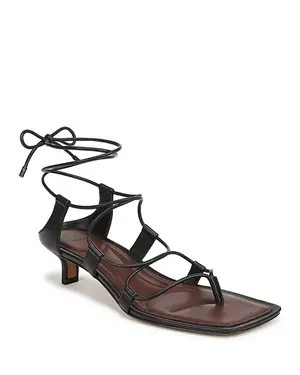 Women's Black Tie Sandals