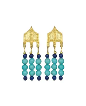 Ottoman Hands Beaded Earrings