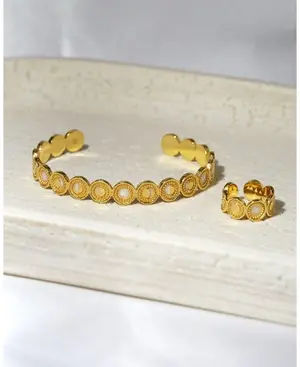 OTTOMAN HANDS Moon Phase Stacking Ring