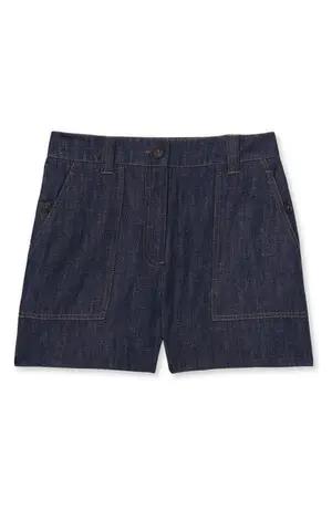 REISS Ashby Linen Relaxed Shorts