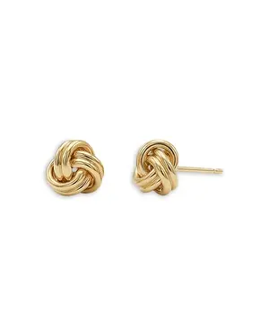 Shashi Knot Stud Earrings - Gold