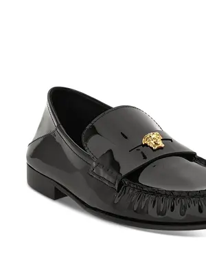Versace Leather Loafers