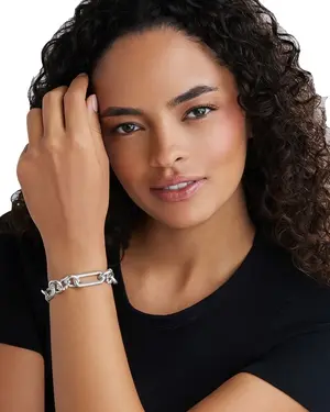 Lagos Sterling Signature Caviar Link Bracelet