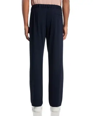 Herno Regular Fit Jersey Pants - Blue Navy