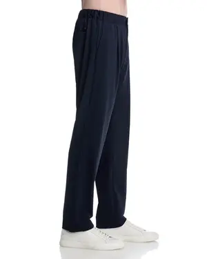 Herno Regular Fit Jersey Pants - Blue Navy