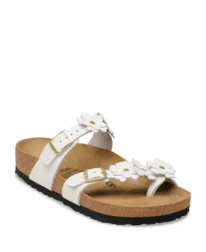 Birkenstock White Black Sandals For Women