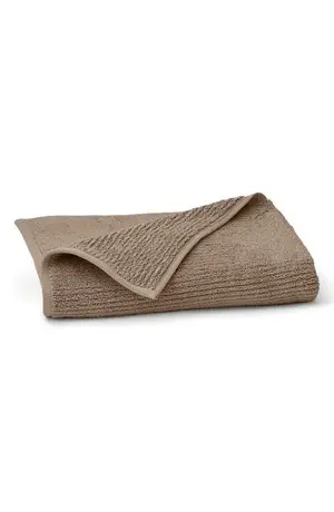 BOLL & BRANCH Ribbed Organic Cotton Bath Towel Walnut