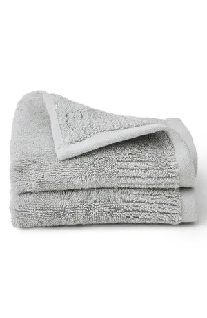 BOLL & BRANCH Set Of 2 Ultraplush Organic Cotton Washcloths - Shore