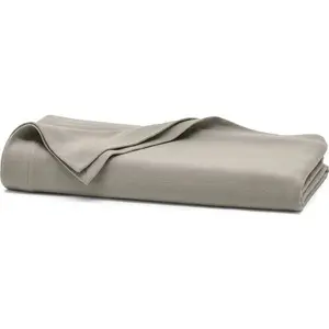 BOLL & BRANCH Essential Organic Cotton Bed Blanket - Pewter