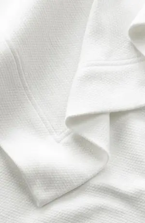 BOLL & BRANCH Essential Organic Cotton Bed Blanket - White