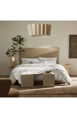 BOLL & BRANCH Essential Organic Cotton Bed Blanket - White