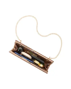 Aqua Long Frame Clutch