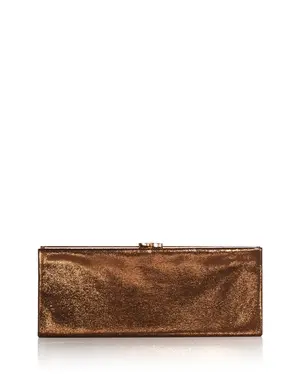 Aqua Long Frame Clutch