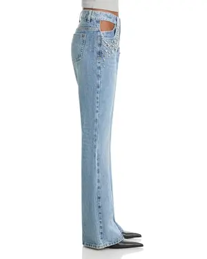 Ksubi Frontier Soho Kulture Kry High Rise Straight Jeans