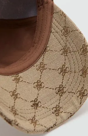 Mango Logo Printed Baseball Cap