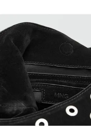 Mango Grommet Leather Bucket Bag