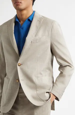 Boglioli K-jacket Wool Suit - Sand